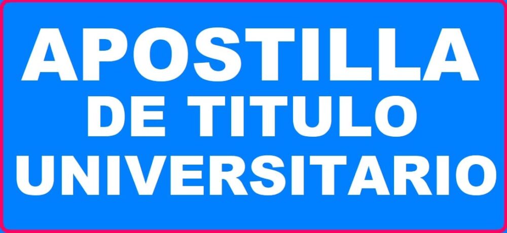 LEGALIZACIÓN TITULO PROFESIONAL UNIVERSITARIO PARA CUBA - APOSTILLA DE ...