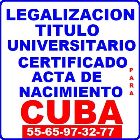 LEGALIZAR TITULO PROFESIONAL UNIVERSITARIO EN MÉXICO PARA CUBA ...